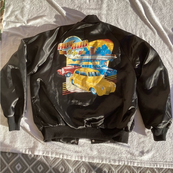 Jackets & Coats | Vintage 8s90s Hot Rod Caf West Arc Made In Usa Button ...